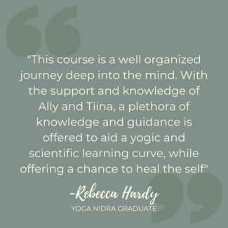 Online Yoga Nidra Teacher Training - Ally Boothroyd